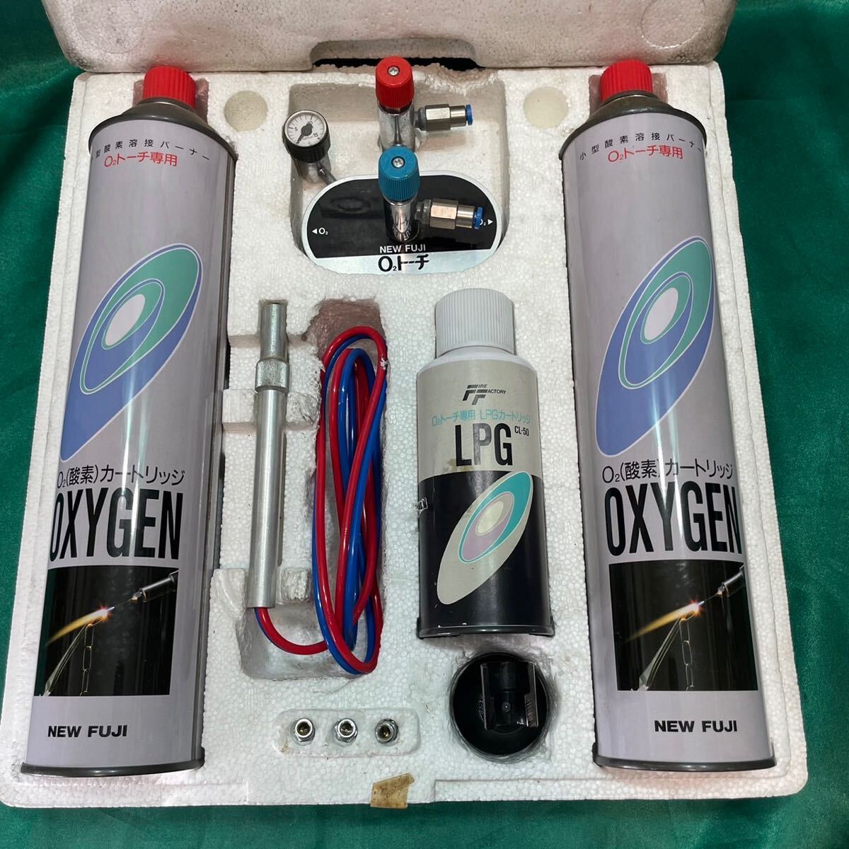 Yahoo!オークション - NEW FUJI 小型 酸素 溶接バーナー O2トーチ OT-3...