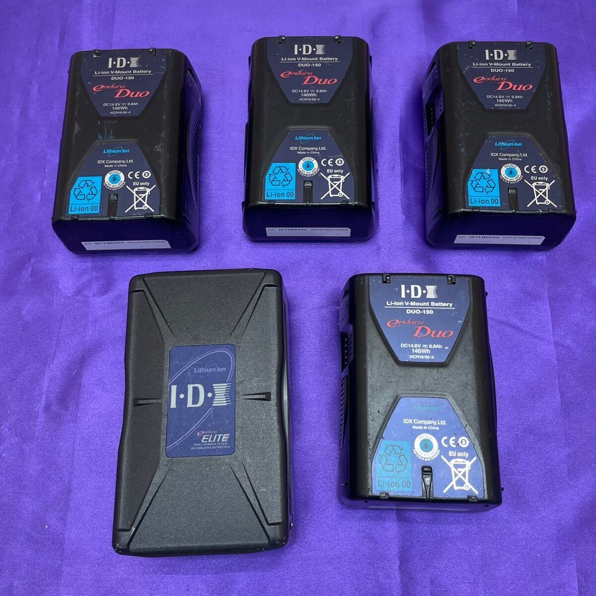 Yahoo!オークション - IDXバッテリー 本体のみ ジャンクDUO-150 4個 V...