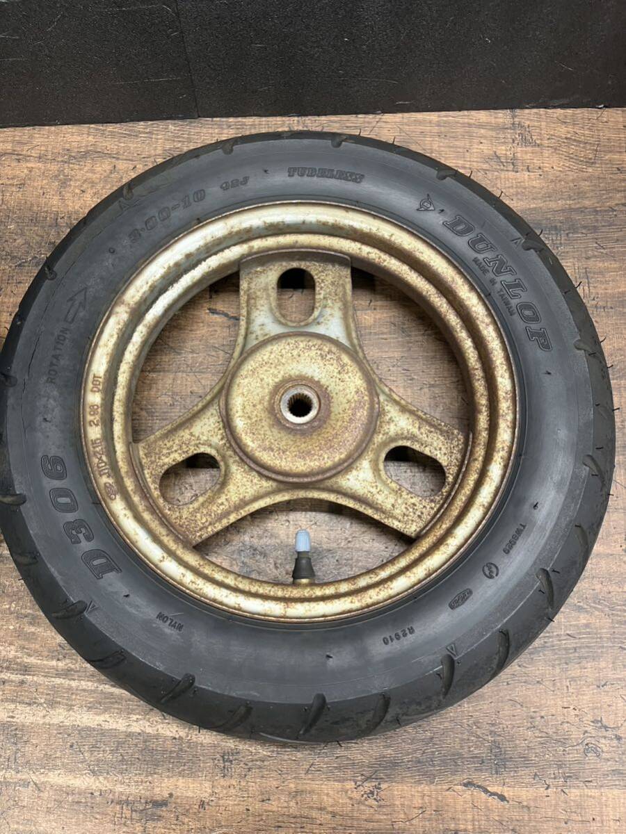 Yahoo!オークション - 【27J】 パンクなし AF27 スーパーDio 純正 ホイ...