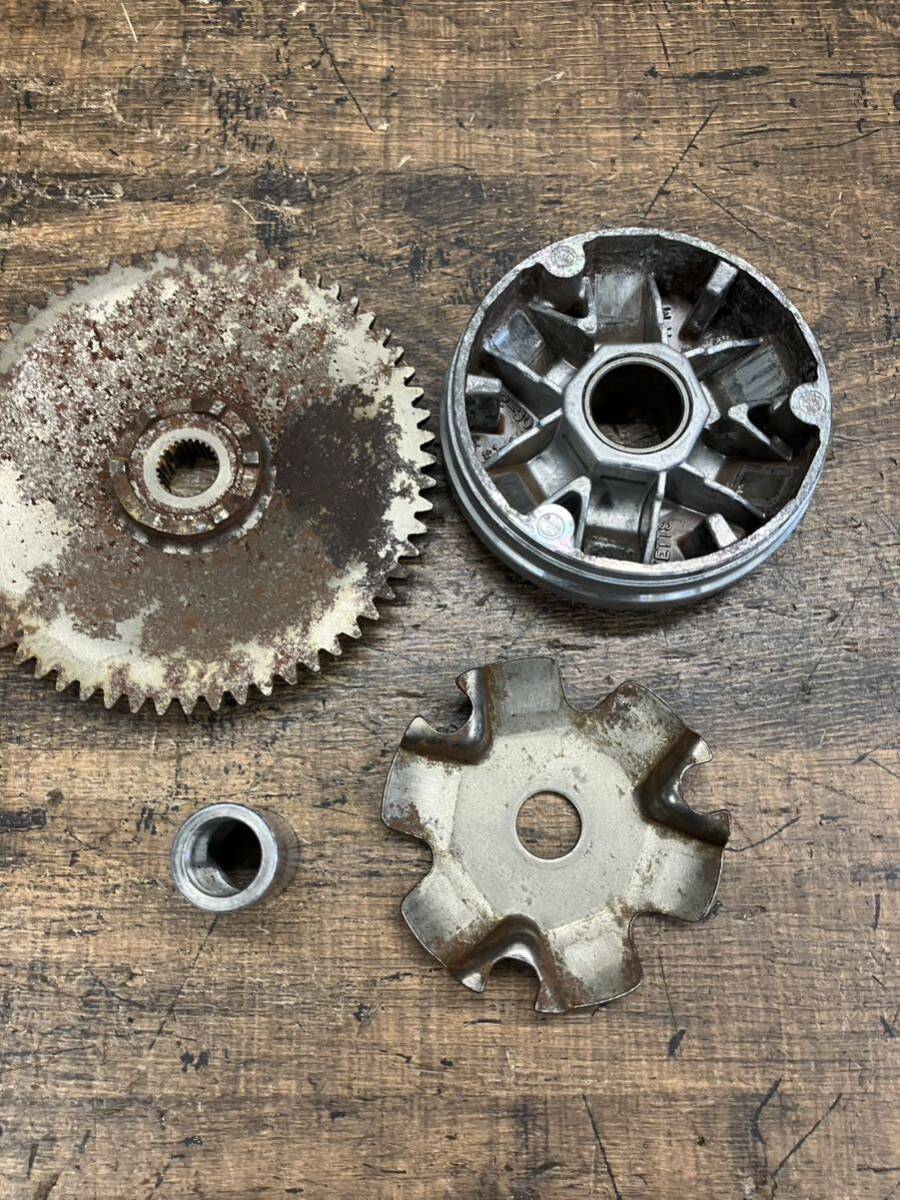 Yahoo!オークション - 【27J】 AF27 スーパーDio 純正 プーリー ランプ...