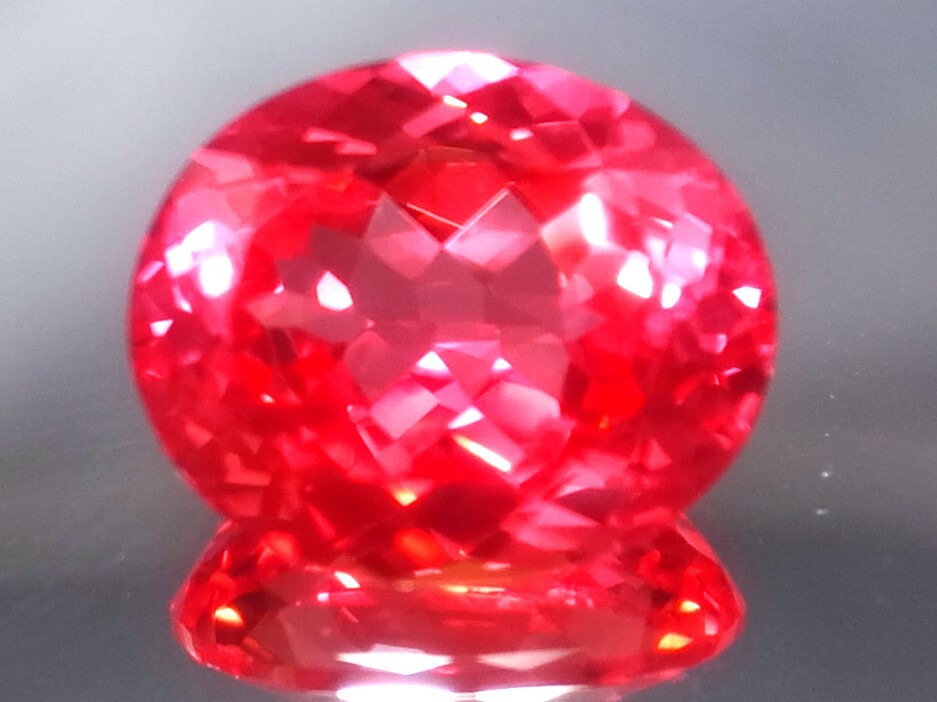 Yahoo!オークション - 9.97ct 新品・大粒サイズ・最上級のパパラチアカ...