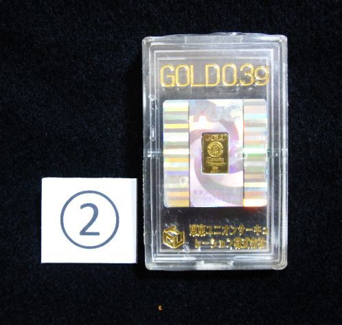 Yahoo!オークション - 純金 24K GOLD 0.3g インゴット 0.3g×1枚 東京...