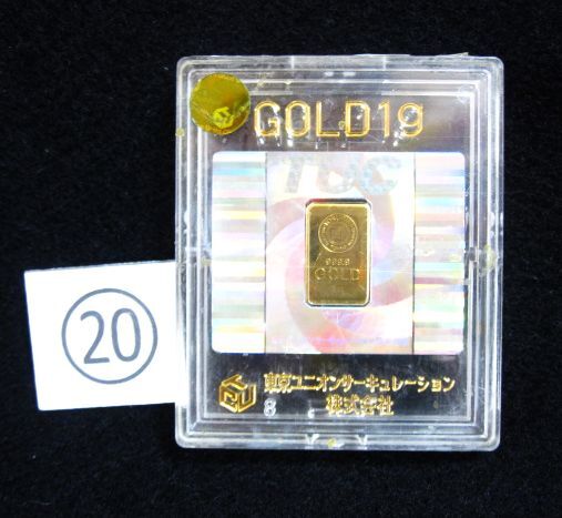 Yahoo!オークション - TOKURIKI 純金 24K GOLD 1g インゴット 1g×1枚 ...
