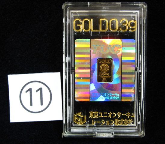 Yahoo!オークション - Tanaka Kikinzoku 純金 24K GOLD 0.3g インゴッ...