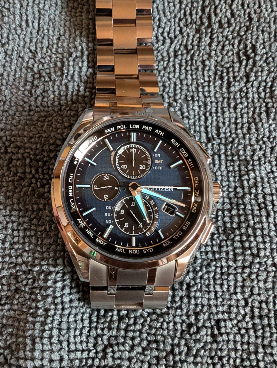 Yahoo!オークション - CITIZEN アテッサ AT8040-57L