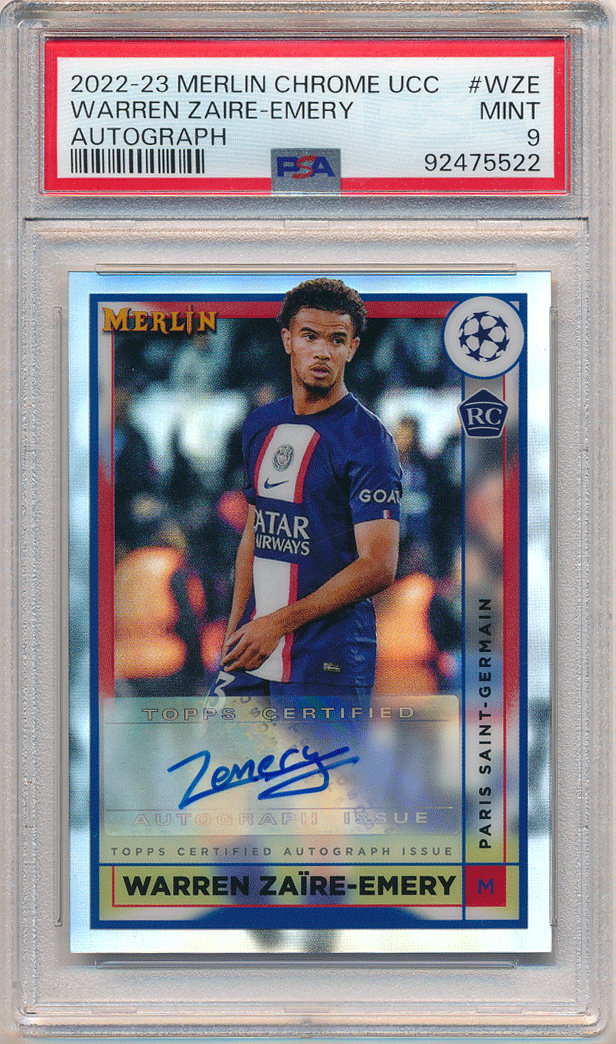 Yahoo!オークション - Warren Zaire-Emery 2022-23 Topps Chrome Merli...