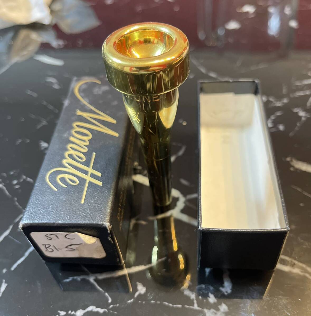 Yahoo!オークション - MONETTEトランペットマウスピース B15金メッキ仕...