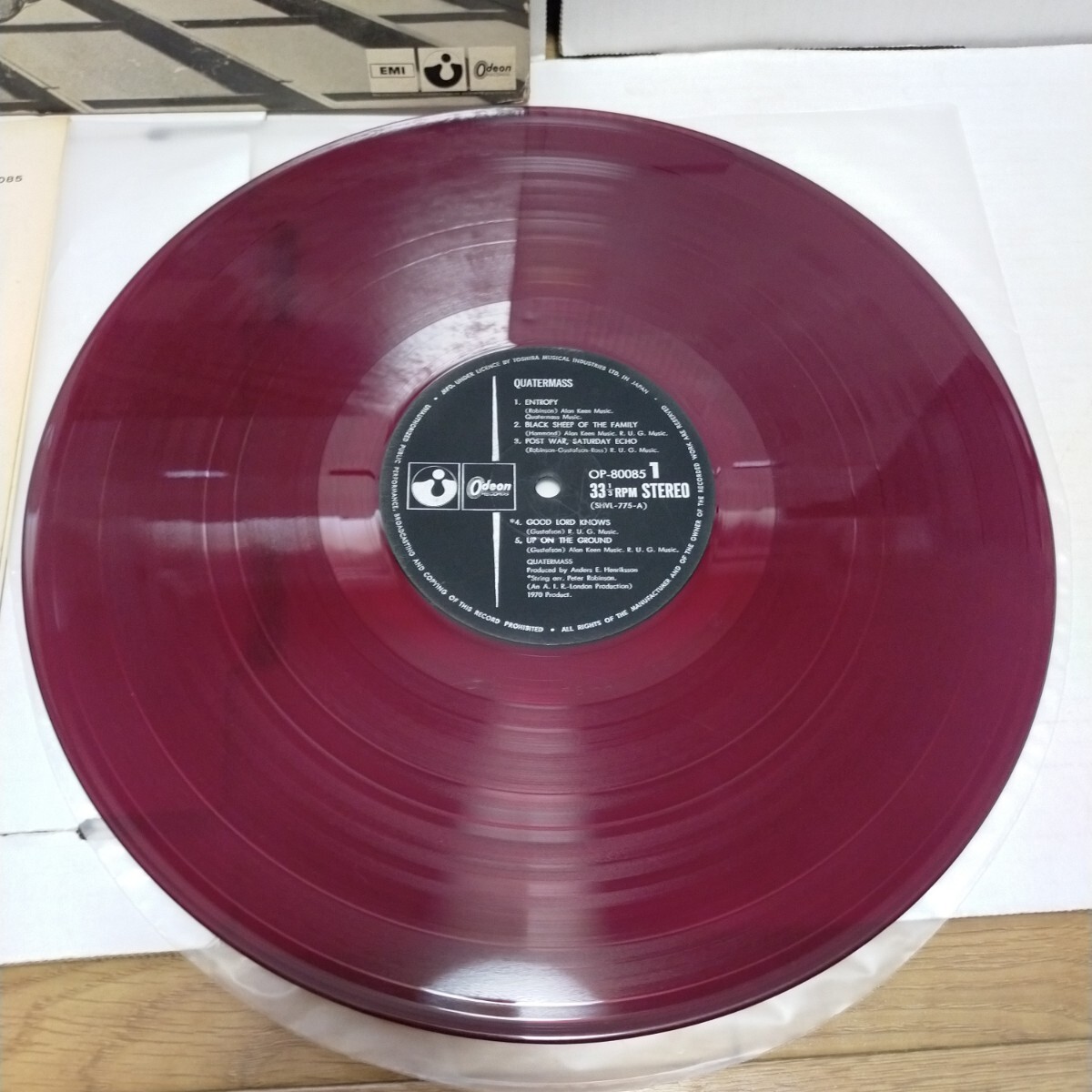 Yahoo!オークション - Red Vinyl 赤盤 JPN国内ORG盤LP/QUATERMASS クォ...