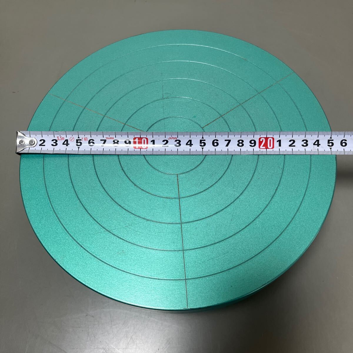 Yahoo!オークション - (A2211) ろくろ 手回し 250φ 陶芸 手動 回転台 ...