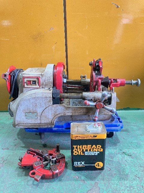 Yahoo!オークション - REX レッキス パイプマシン S80A ねじ切り機 替...