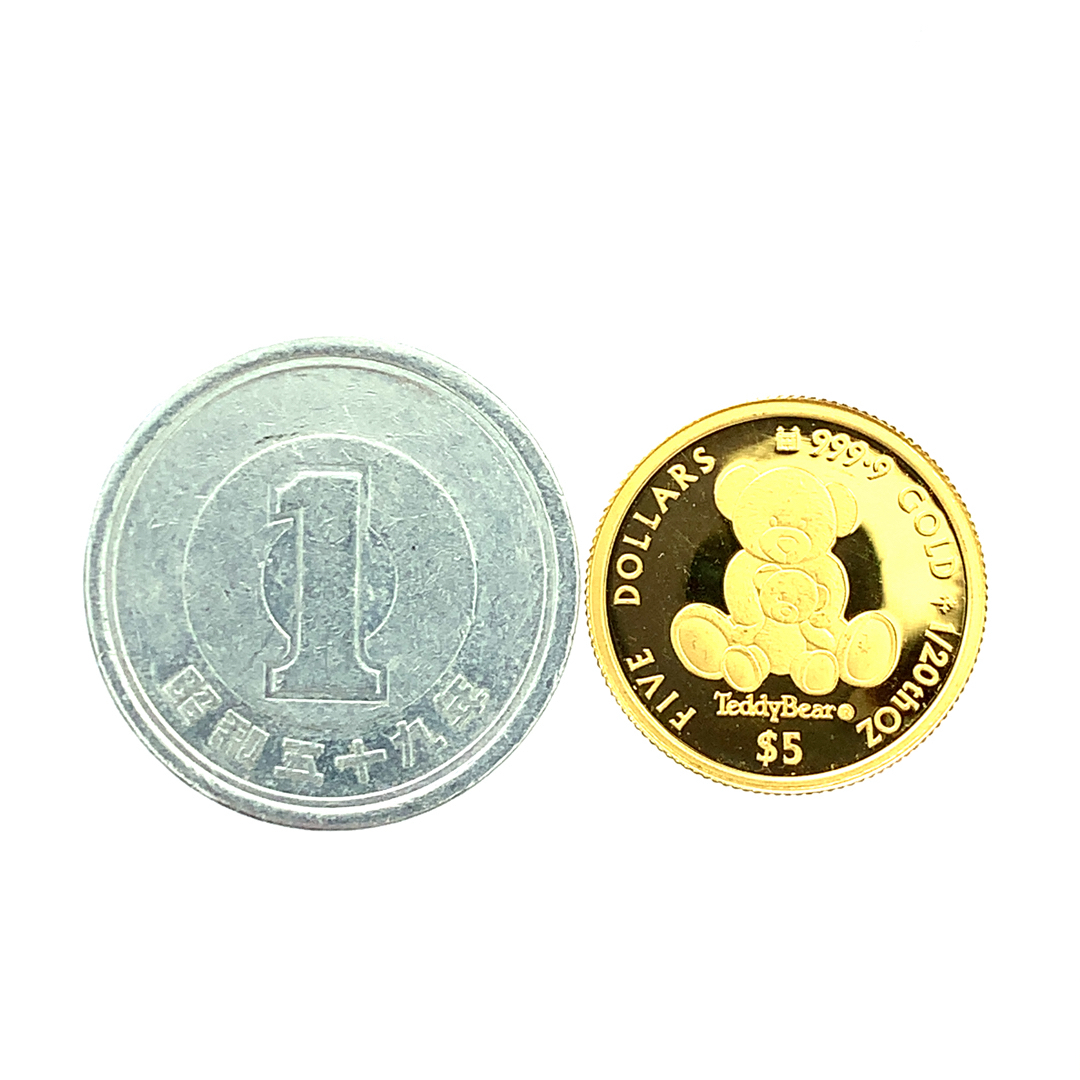 Yahoo!オークション - テディベア金貨 クック諸島 エリザベス女王 2014...