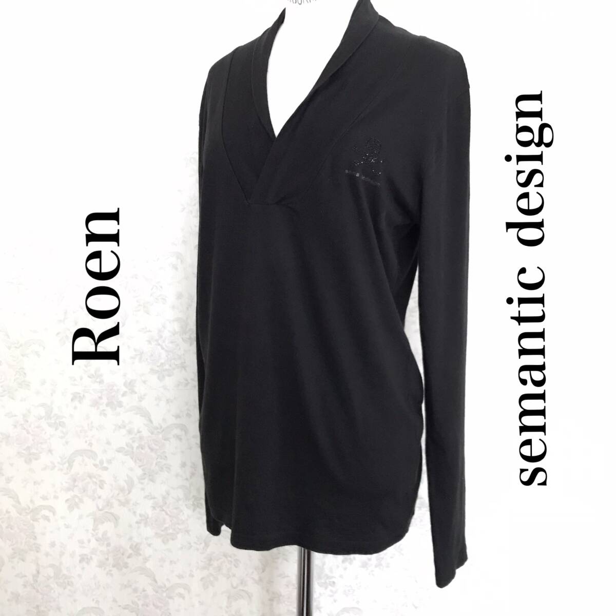 Yahoo!オークション - Roen×semantic design スカル スワロフスキー ...