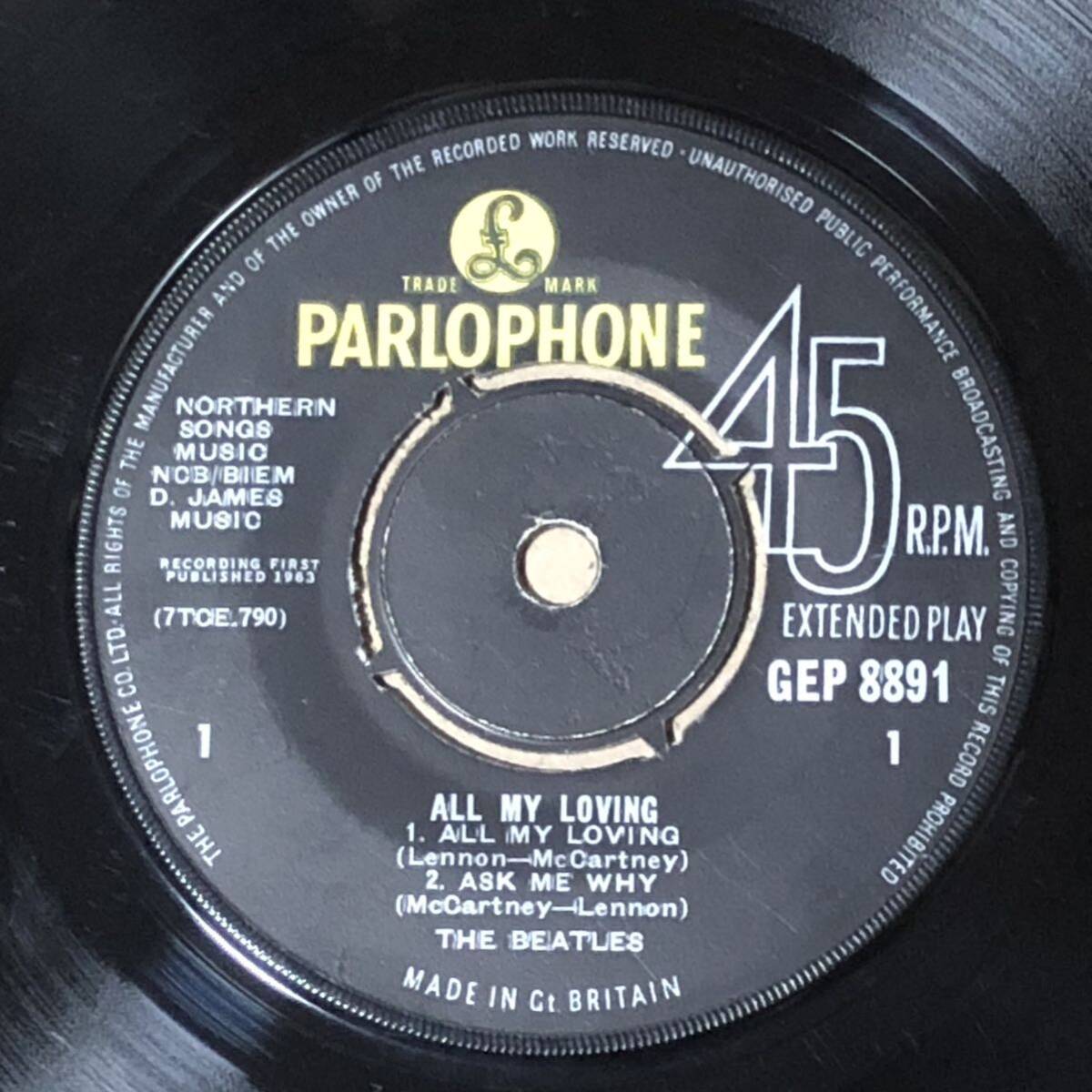 Yahoo!オークション - All My Loving UK Orig Mono 7' EP