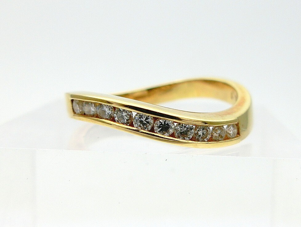 1000円スタート 指輪3点 GAINSBOROUGH ゲインズボロウ ダイヤ D0.18ct/サファイヤ S0.25ct/ルビー R0.24ct K18刻印 総重量約8.3g WHO ...