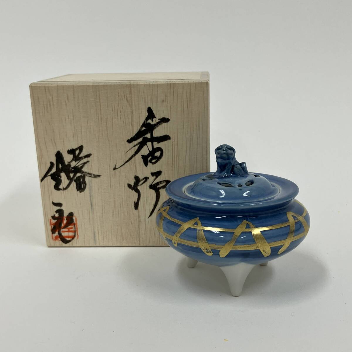 Yahoo!オークション - 0001-0754 1円出品 骨董品 九谷焼 松屋窯 三ッ足...