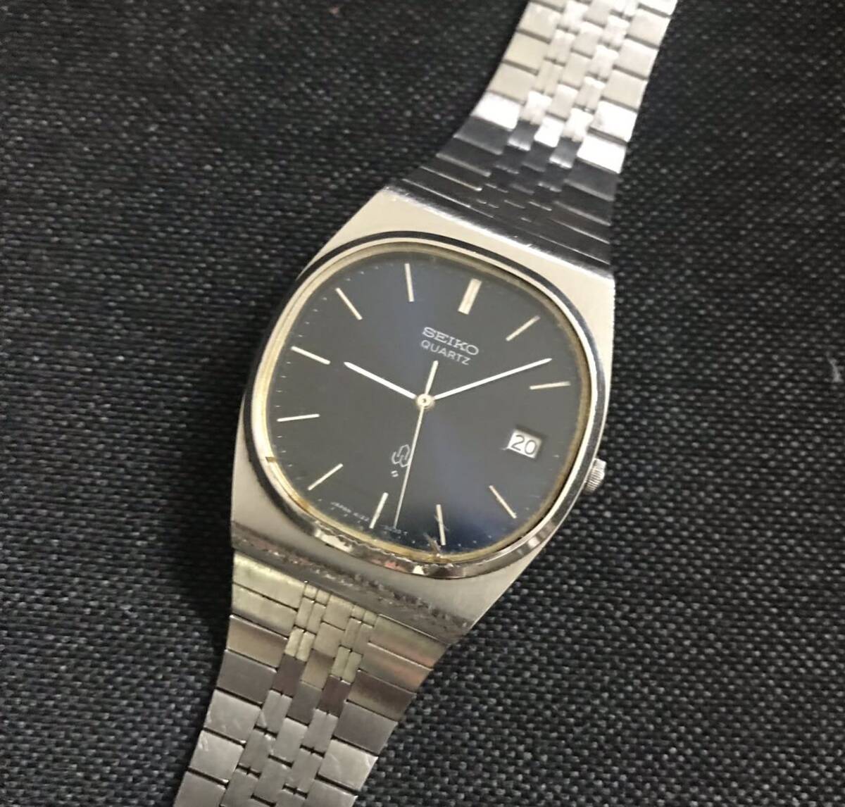 Yahoo!オークション - ジャンク セイコー エンブレム 4122-5020 クオー...