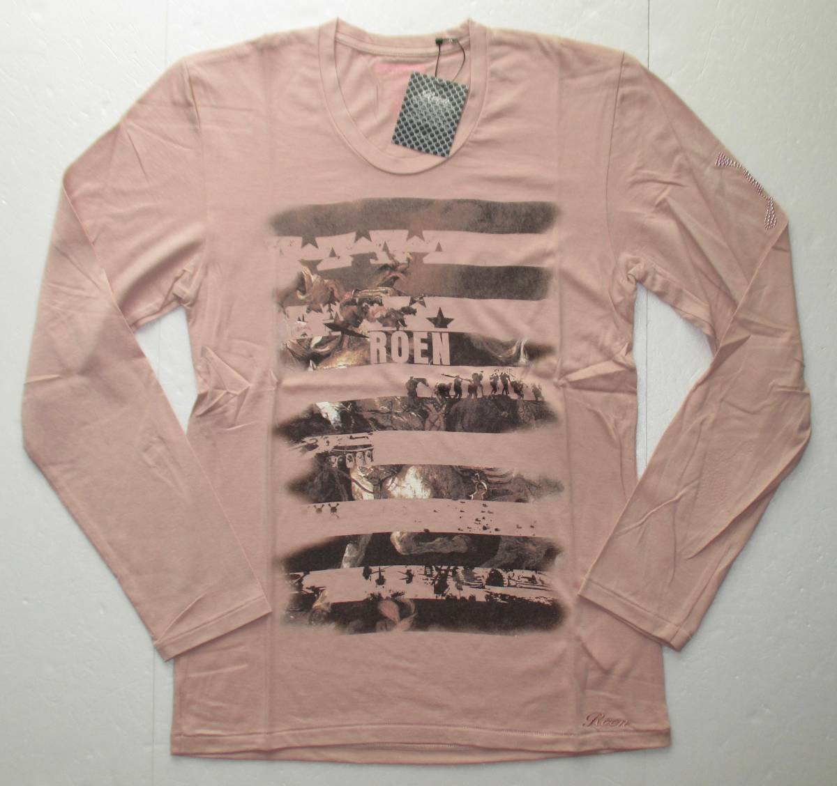 Yahoo!オークション - 定価24000 新品 本物 ロエン Tシャツ 44 Roen 78...