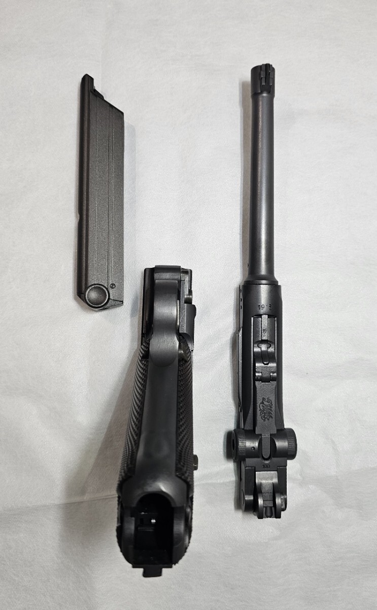 Yahoo!オークション - WE ルガー P08 / 6in ビンテージ.Ver / パーツ一...