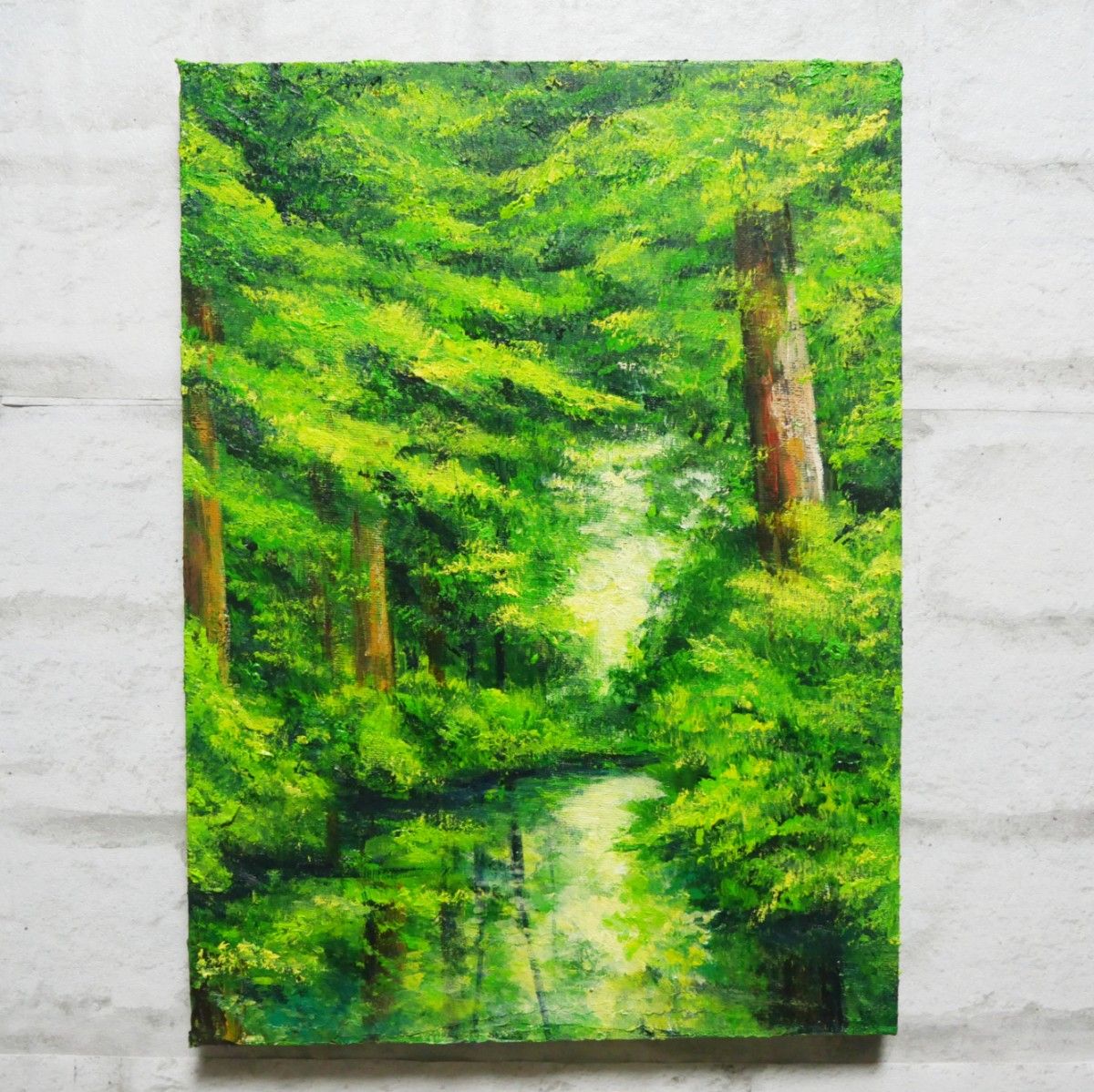油絵 油彩 油彩画 絵 絵画【新緑の森】|Yahoo!フリマ(旧PayPay 油絵 油彩 油彩画 絵 絵画【新緑の森】|Yahoo!フリマ(旧PayPay