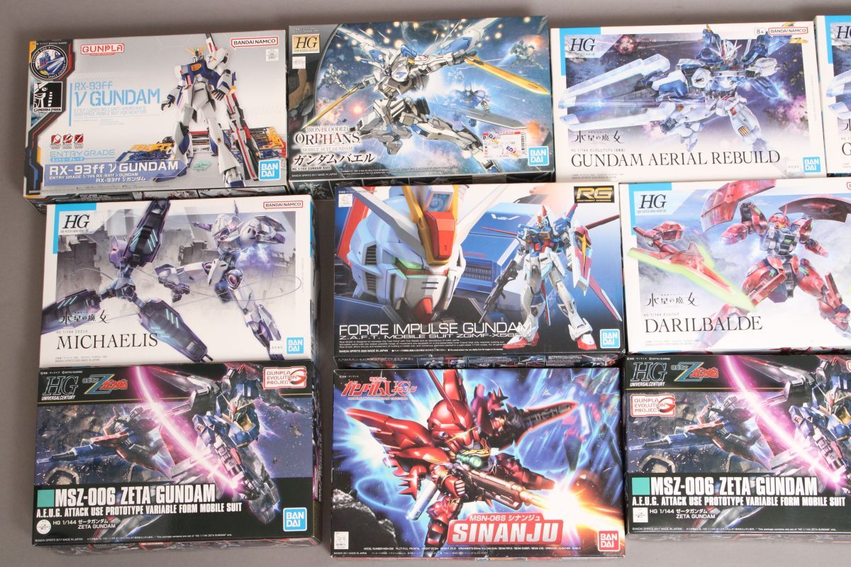 日本代購代標第一品牌【樂淘letao】－新品多数 まとめ ガンプラ 60点 ガンダム イモジャ サザビー ダブルエックス デスサイズ νガンダム RG HG MG プラモデル #160×3〇 ...