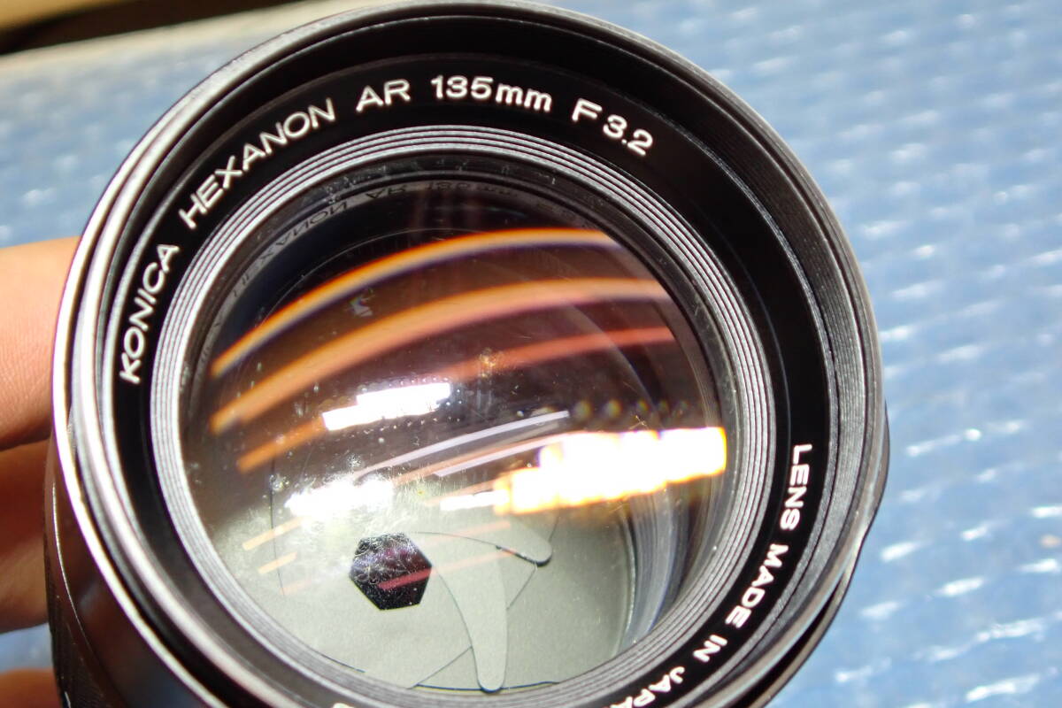 Yahoo!オークション - X874# コニカ KONICA HEXANON AR 135mm F3.2 55φ...