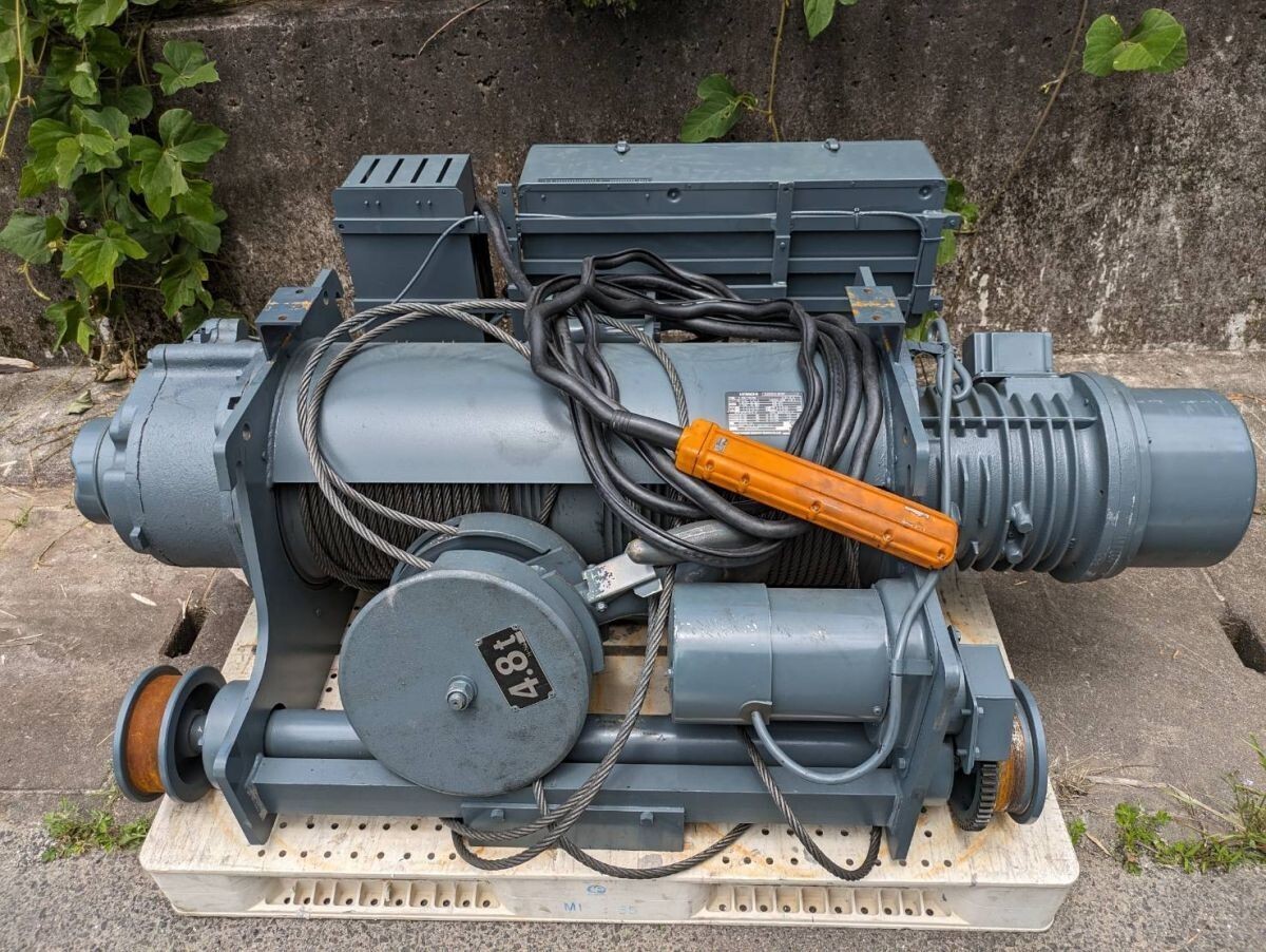 Yahoo!オークション - えy3192 超美品 日立 HITACHI 天井クレーン 4.8H...