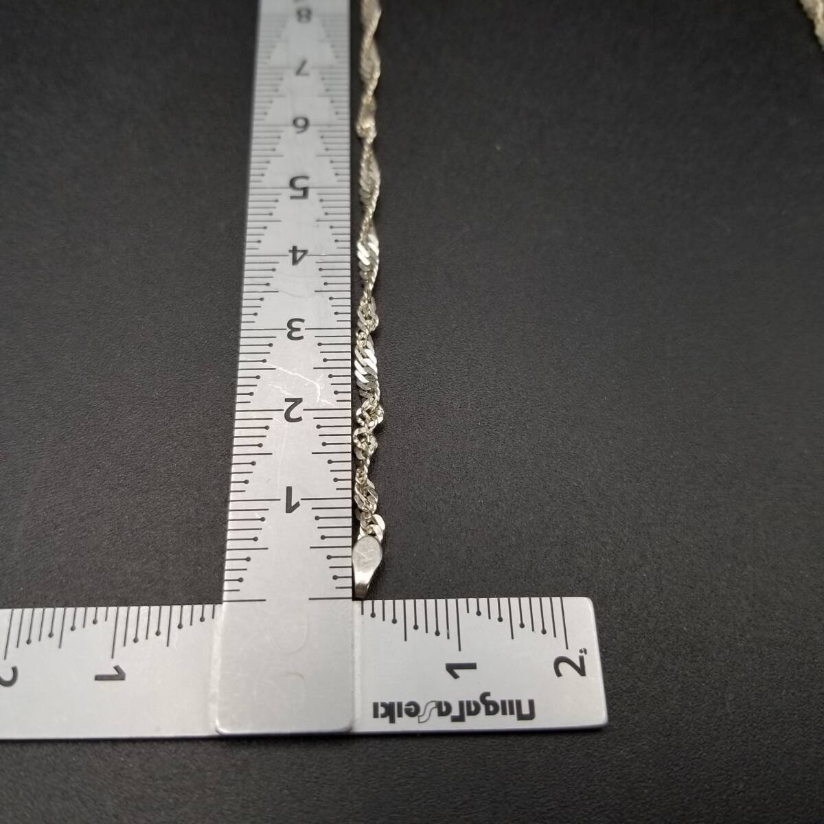 Yahoo!オークション - FAS ツイスト ねじりチェーン 925 シルバー ヴィ...