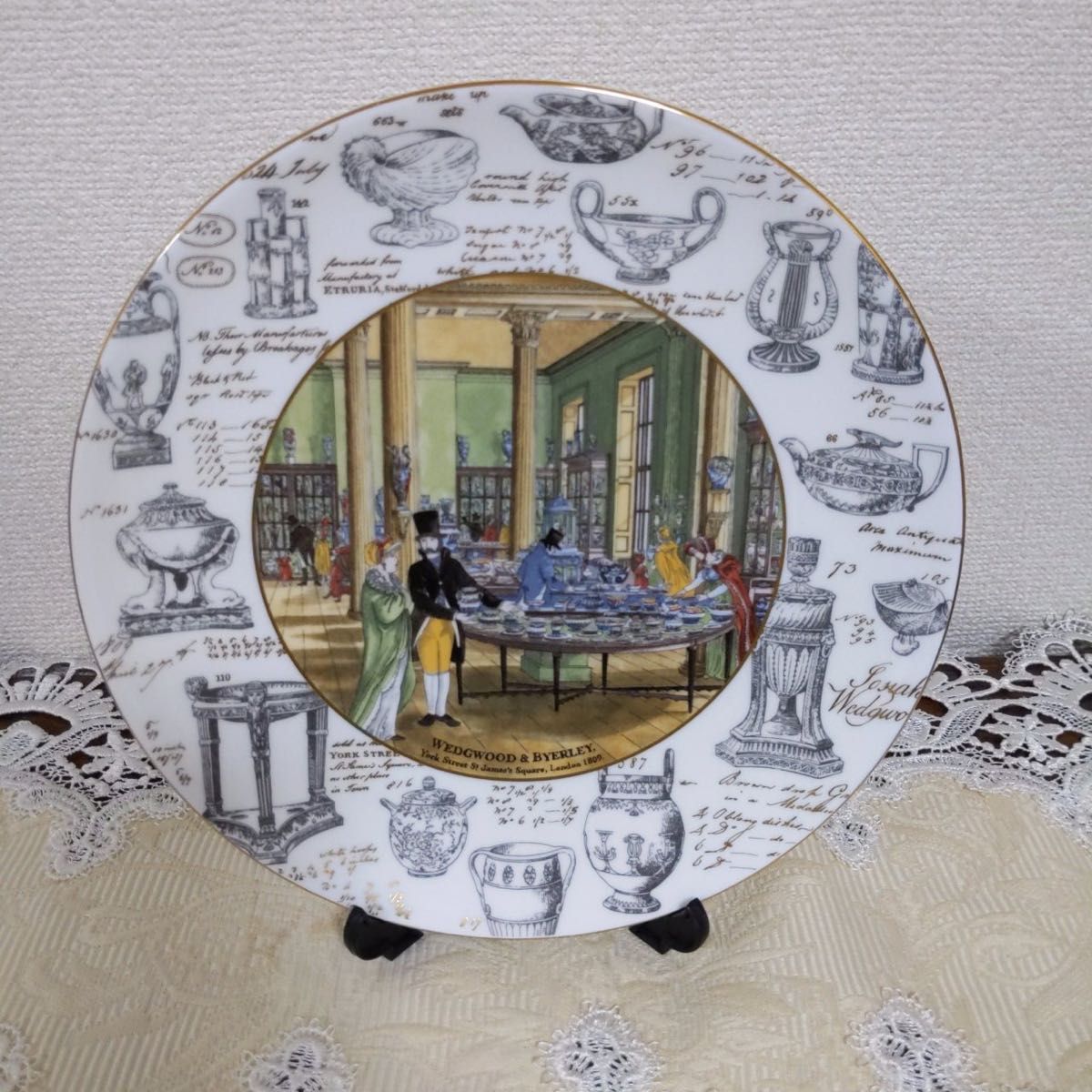 美品 ウェッジウッド LONDON SHOWROOMS WEDGWOOD 飾り皿 美品 ウェッジウッド LONDON SHOWROOMS WEDGWOOD 飾り皿