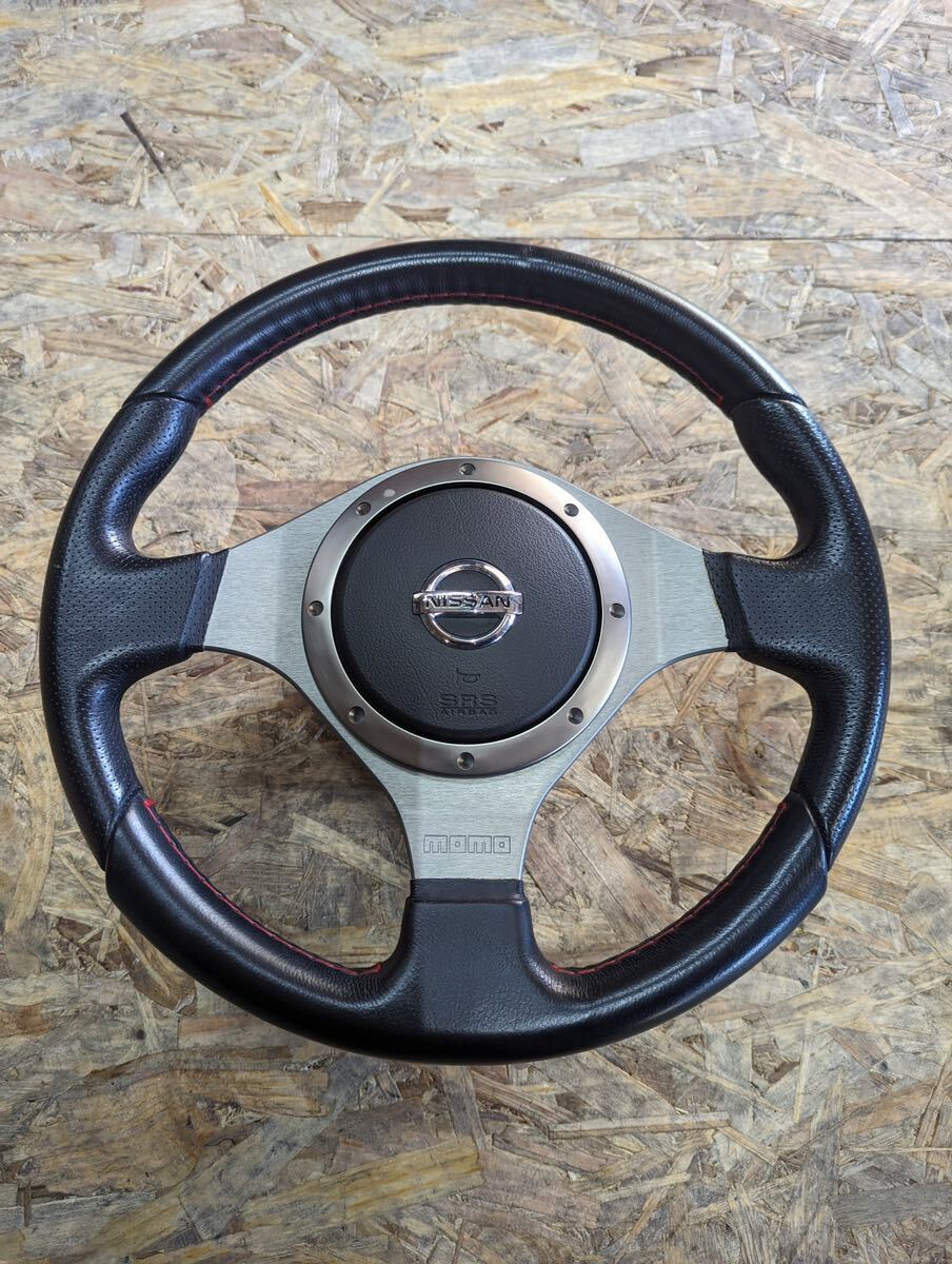 日産 ノートニスモ オプション ステアリング momo ハンドル Z33 Z34 C25 セレナ エルグランド マーチ ステージア NISMO(ステアリング、ハンドル関連用品)｜売買された ...