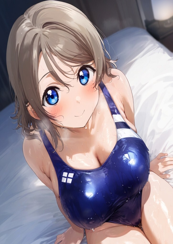 Yahoo!オークション - 3155 ラブライブ サンシャイン 渡辺曜 競泳水着 ...