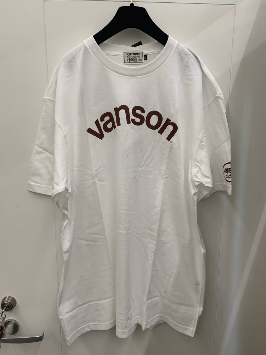 Yahoo!オークション - 【新品タグ付き】 VANSON Tシャツ シンプル 白 ...