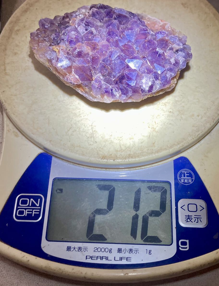Yahoo!オークション - インド産天然アメジストクラスター212g^ ^綺麗^