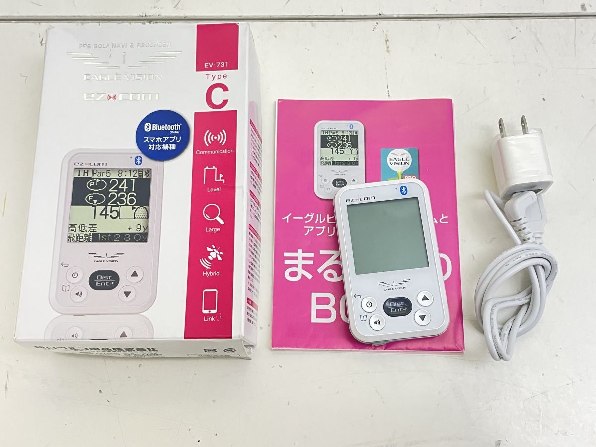 Yahoo!オークション - E356-X2-394 ゴルフナビ EAGLE VISION EV-731 EZ...