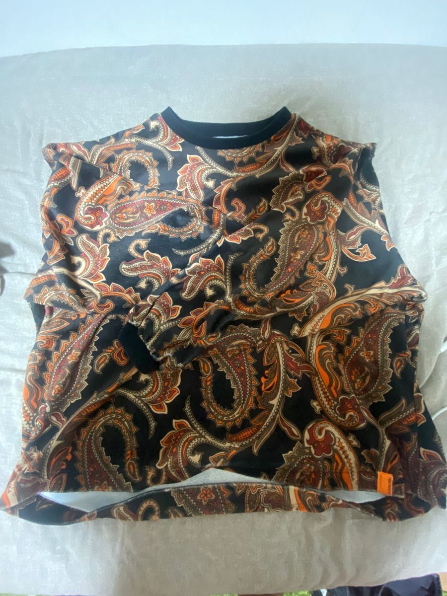 希少 tightbooth PAISLEY VELOR LONG SLEEVEタイトブース M 希少 tightbooth PAISLEY VELOR LONG SLEEVEタイトブース M