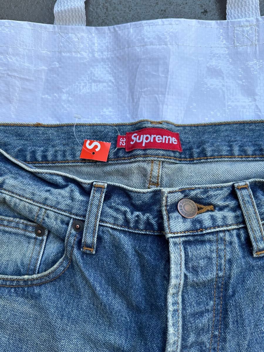 Supreme Distressed Loose Fit Selvedge Jean Supreme Distressed Loose Fit Selvedge Jean