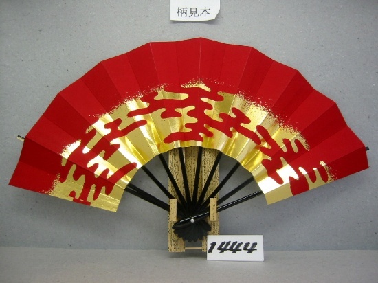 Yahoo!オークション - 舞扇子 A1444 金箔雲 赤べた地 【箱なし】