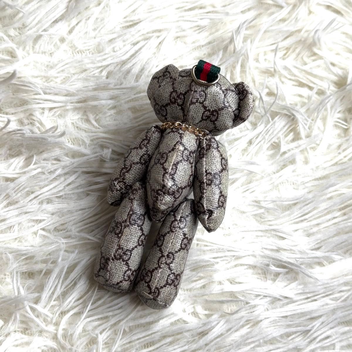 ≫希少品≪ / GUCCI グッチ GGスプリームテディベアキーチャーム ≫希少品≪ / GUCCI グッチ GGスプリームテディベアキーチャーム