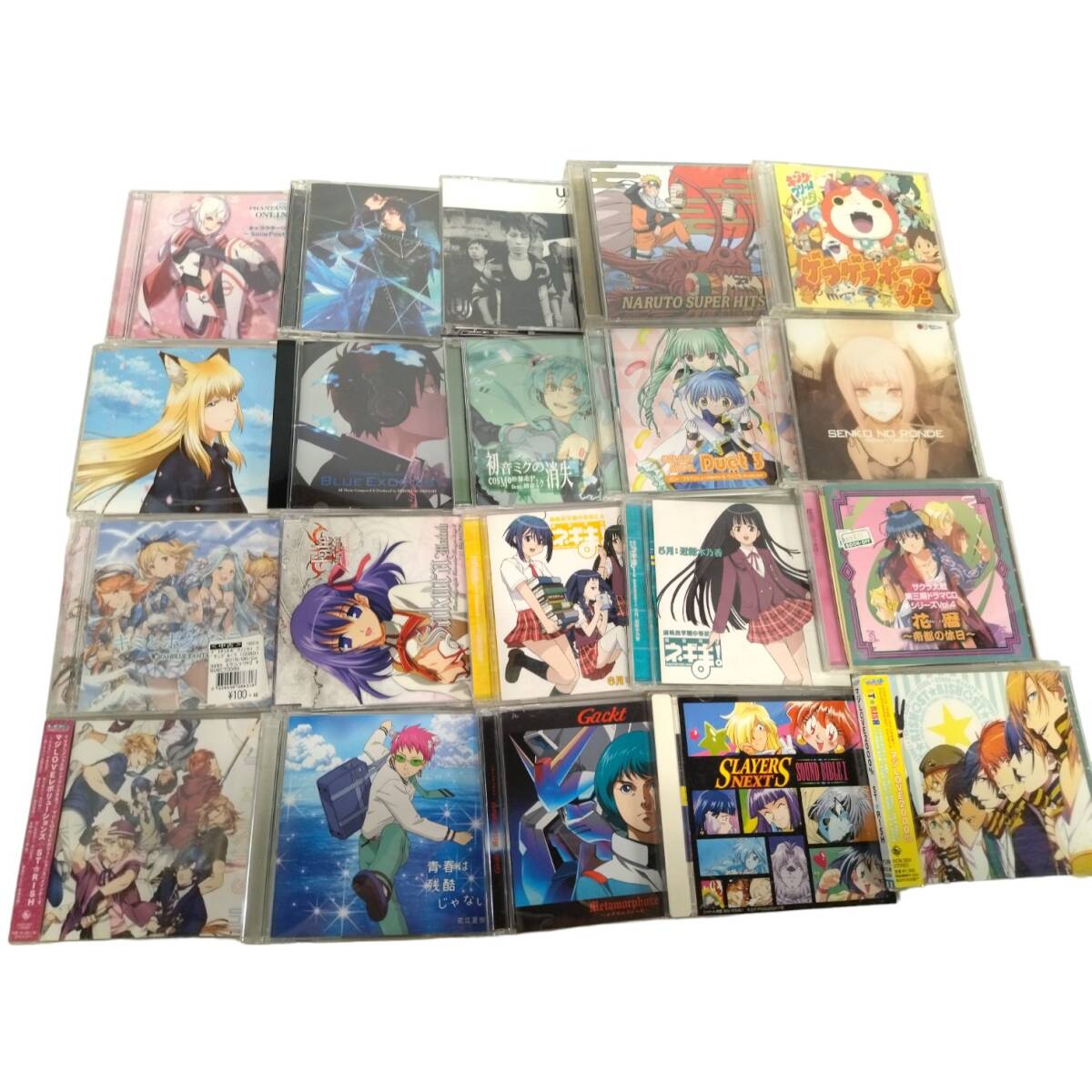 Yahoo!オークション - 【P587】 中古 アニメ CD まとめ売り 約200枚 声...