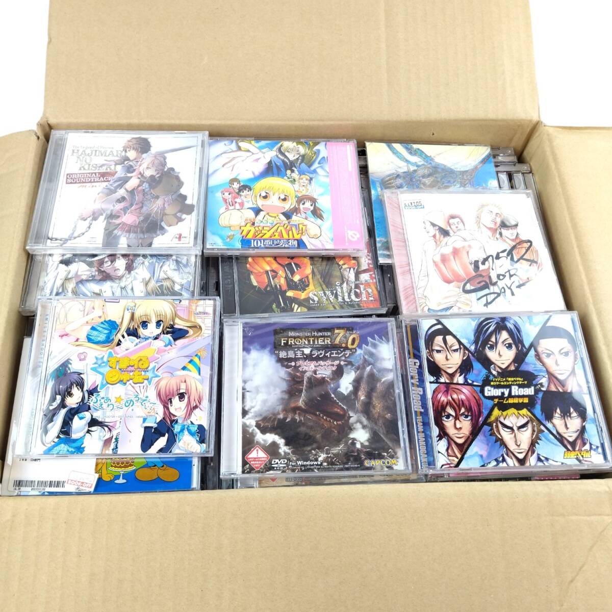 Yahoo!オークション - 【P587】 中古 アニメ CD まとめ売り 約200枚 声...