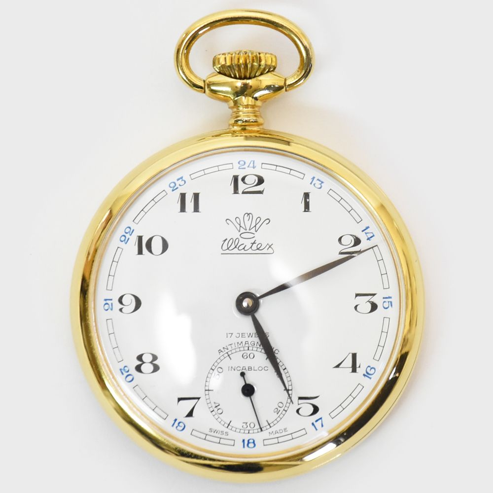 Yahoo!オークション - watex ワテックス 懐中時計 手巻き 機械式 天皇 ...
