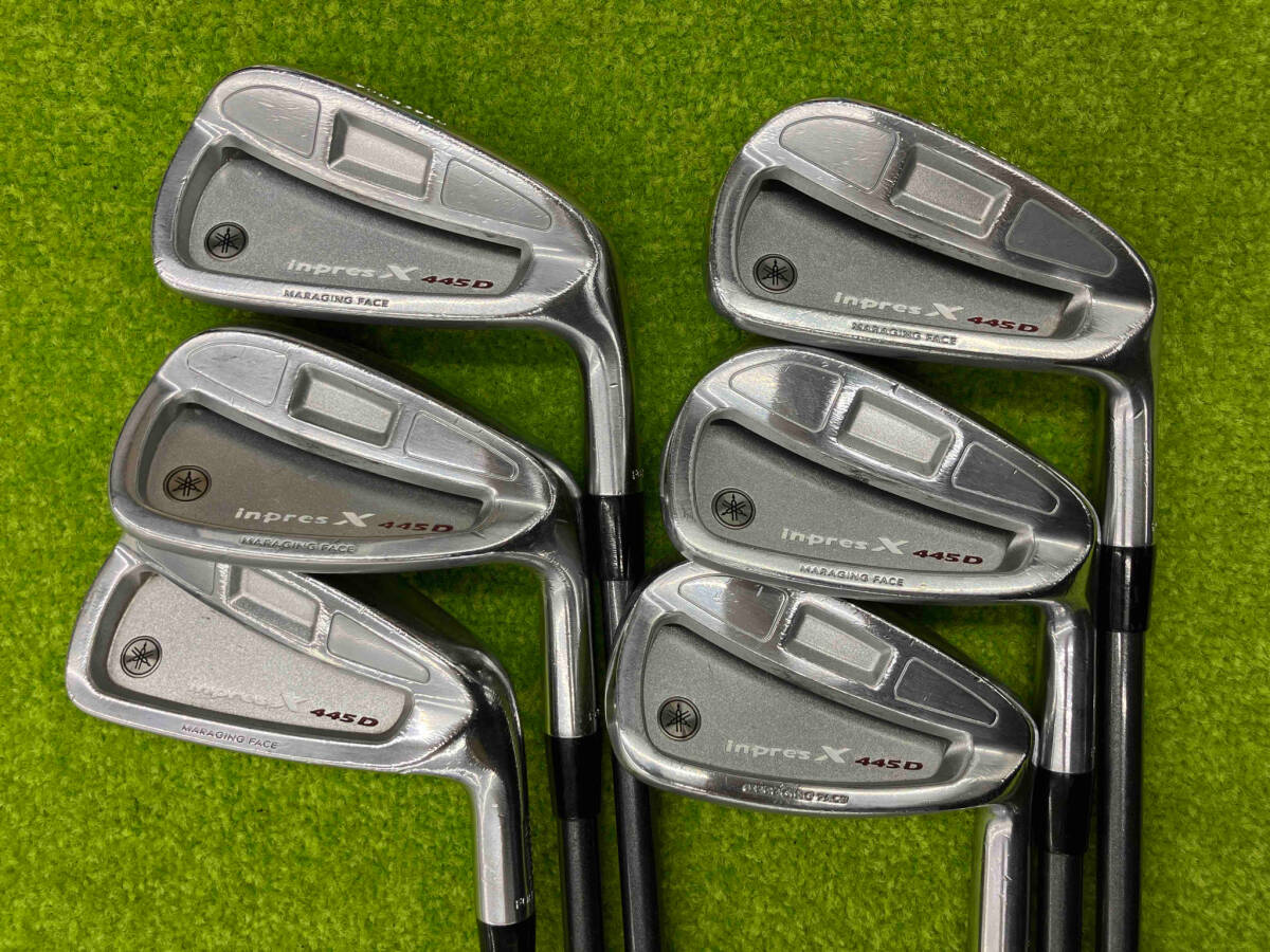 Yahoo!オークション - アイアンセット/YAMAHA ヤマハ/inpres X 445D/TX...
