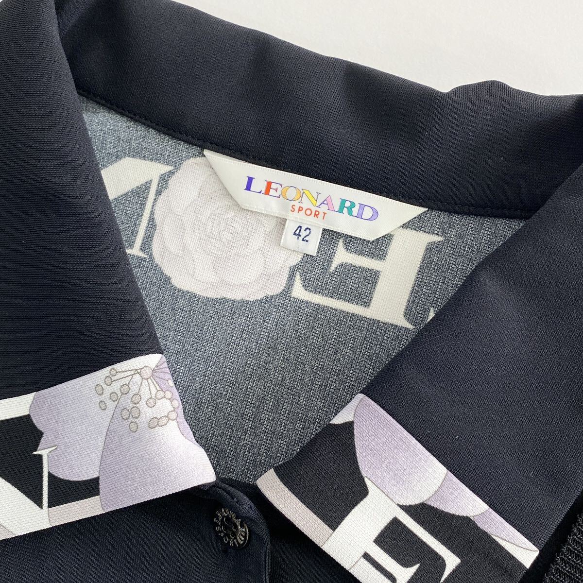 Yahoo!オークション - Cf17 〈美品〉 LEONARD レオナール 半袖 チュニ...