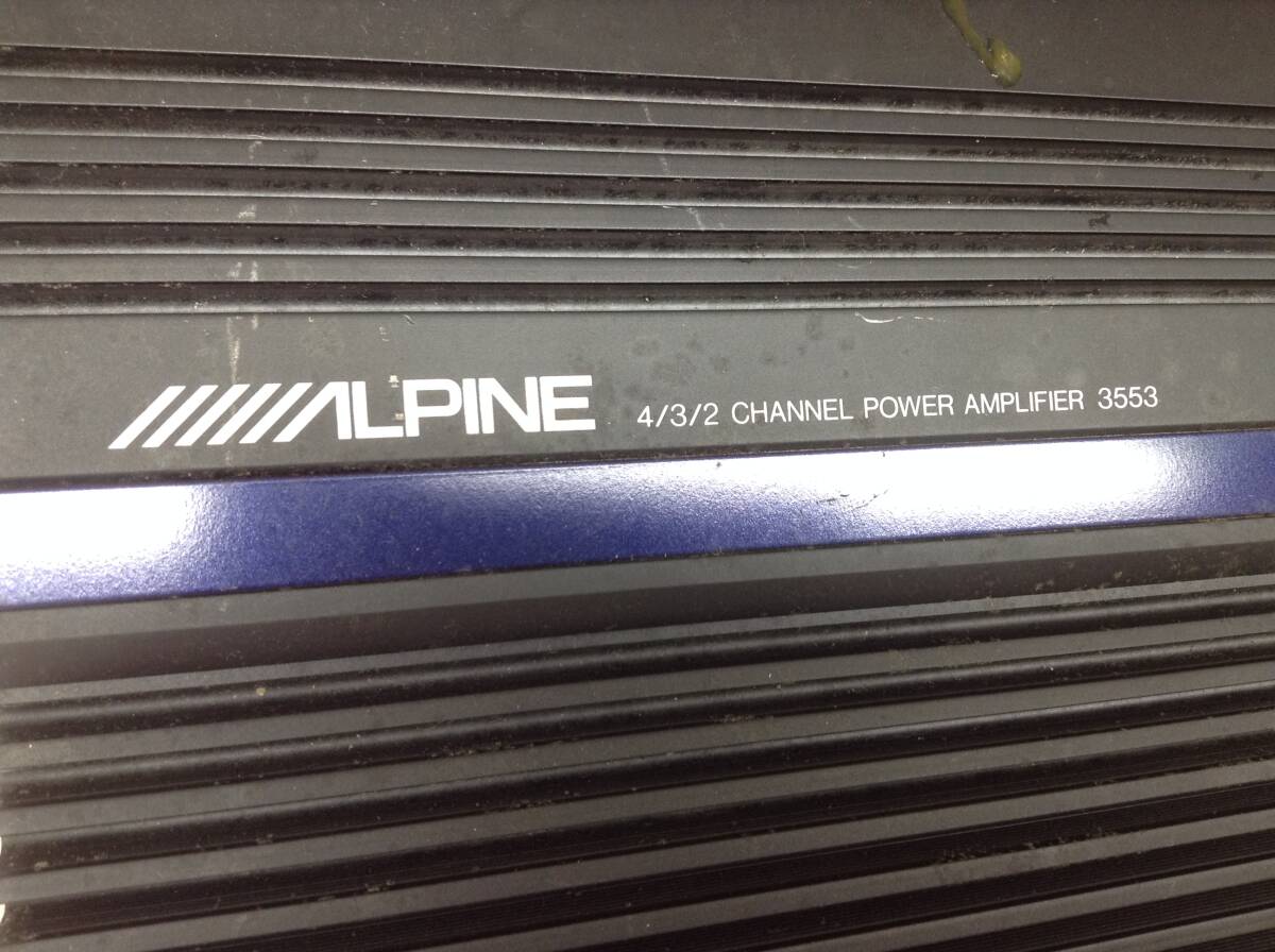 Yahoo!オークション - S-2477 ALPINE 3553 4/3/2ch アンプ