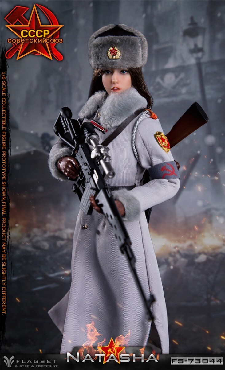 FLAGSET FS-73044 1/6 Soviet Female Officer 2.0 Natasha FLAGSET FS-73044 1/6 Soviet Female Officer 2.0 Natasha