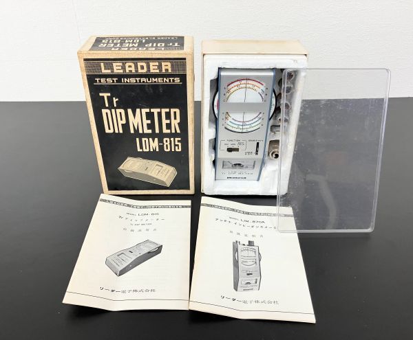 Yahoo!オークション - LEADER リーダー電子 Tr DIP METER LDM-815 ディ...