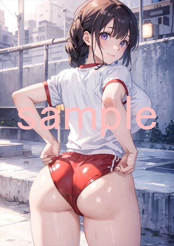 Yahoo!オークション - J303 体操服 オリジナルイラスト 女子高生 同人 ...