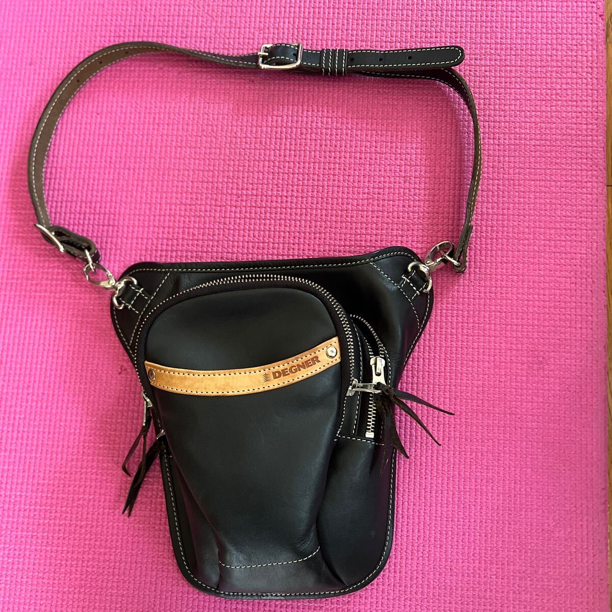 Yahoo!オークション - DEGNER W-39A 本革 レザー ホルスターバッグ レ...