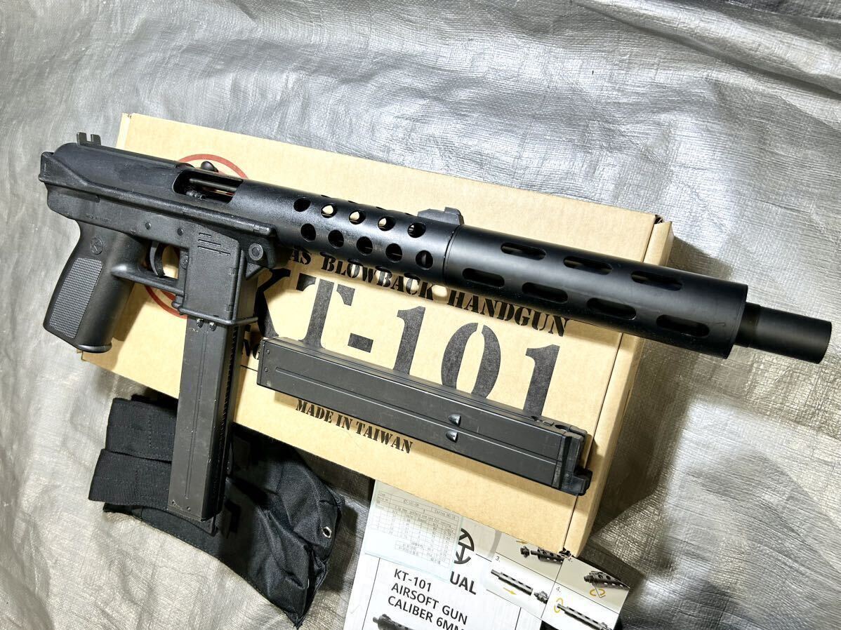Yahoo!オークション - KTC KG9 TEC-9 拡張バレルカスタム オープンボル...