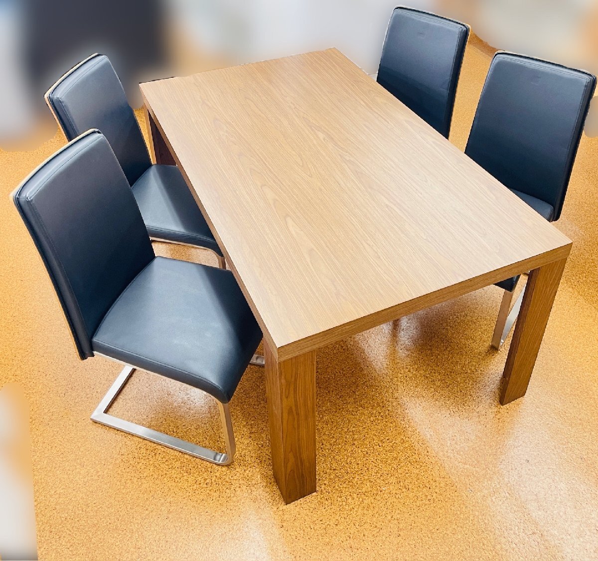 Yahoo!オークション - Y731NITORI ニトリ 4人用 ダイニングテーブル イ...