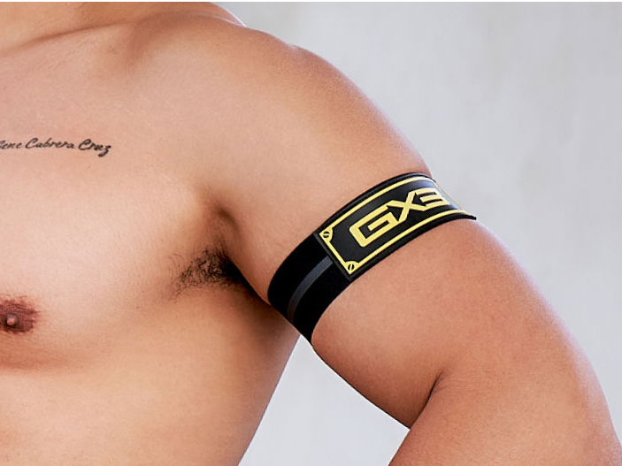 Yahoo!オークション - GX3/ジーバイスリー ロゴパッチ アームバンド k1...